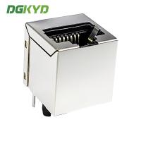 China DGKYD511B580GWA8DP 180-Degree RJ45 Vertical Interface Ethernet Filter - 100Mbps Speed, 8-Position Shielded Connector for sale