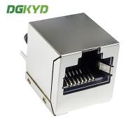 China DGKYD511B580GWA8DP 180-Degree RJ45 Vertical Interface Ethernet Filter - 100Mbps Speed, 8-Position Shielded Connector for sale