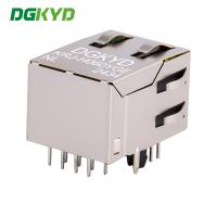 China Modular Jack RJ45 Ethernet Connector With Lan Transformer PCB Mount RJ45 KRJ-H060YGENL for sale