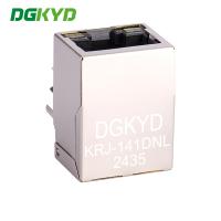China Single Port Connector KRJ-141DNL RJ45 Network Interface 100Mbps Light Without Card for sale