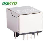 China KRJ-141CNL RJ45 Connector 1X1 Port Shielded Tab-Down with 10/100 Base-TX Internal Magnetics for sale