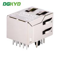 China RJ45 With Light And Transformer Ethernet Integrated Gigabit Connector DGKYD211Q070FD2A4D for sale