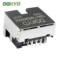 China DGKYDCB421188GWW6DB1075 RJ45 Connector with Integrated Magnetics for 10/100/1000BASE-T Ethernet, -40°C to 85°C Operating Range for sale