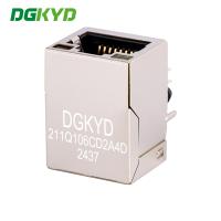 China DGKYD Single Port RJ45 Modular Jack 1000BASE-TX Gigabit Ethernet Filter TAB-UP 8P8C for sale