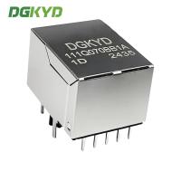 China DGKYD111Q070BB1A1D RJ45 Connector with Integrated Magnetics for 10/100/1000BASE-T Ethernet, 8-Position Shielded Design for sale