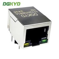 China DGKYD111Q070BB1A1D RJ45 Connector with Integrated Magnetics for 10/100/1000BASE-T Ethernet, 8-Position Shielded Design for sale
