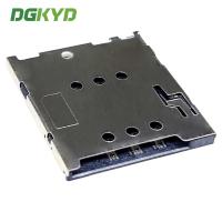 China MICRO-SIM Card Holder 1.42mm Height Foolproof 6+2PUSH Design with 5000 Insertion Cycles for Electronics for sale