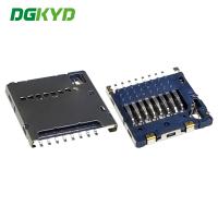 China TF Drawer Style Card Holder 1.42H with Normally Open Switch - 8 Position Connector for Electronic Products for sale