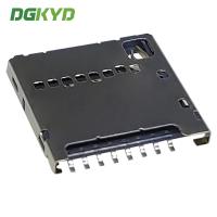 China TF Drawer Style Card Holder 1.42H with Normally Open Switch - 8 Position Connector for Electronic Products for sale