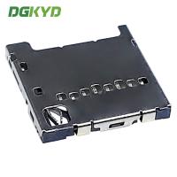 China TF Drawer Style Card Holder 1.42H with Normally Open Switch - 8 Position Connector for Electronic Products for sale