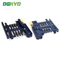 China SIM 3.0H Card Tray with Push Mechanism and Card Cover - 5000 Insertion Cycles, -45°C to +85°C Temperature Range for sale