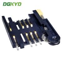 China SIM 3.0H Card Tray with Push Mechanism and Card Cover - 5000 Insertion Cycles, -45°C to +85°C Temperature Range for sale