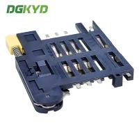 China SIM 3.0H Card Tray with Push Mechanism and Card Cover - 5000 Insertion Cycles, -45°C to +85°C Temperature Range for sale