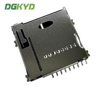 China SUSH-1.4 High External Welding 9P TF Card Holder - 5000 Mating Cycles, -40°C to +70°C Temperature Range for sale