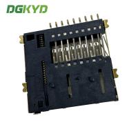 China SUSH-1.4 High External Welding 9P TF Card Holder - 5000 Mating Cycles, -40°C to +70°C Temperature Range for sale