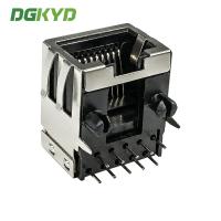 China RJ45 Shielded Ethernet Connector 10P10C Jack 1000BASE-T DGKYD56221111HWA1DY1 for sale