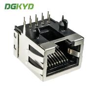 China RJ45 Shielded Ethernet Connector 10P10C Jack 1000BASE-T DGKYD56221111HWA1DY1 for sale