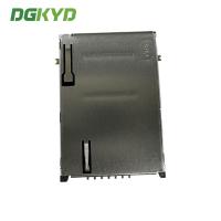 China SIM Card Holder 6P+1P with Pillar Right Switch -40°C to +85°C Temperature Range 5000 Insertion Cycles for sale