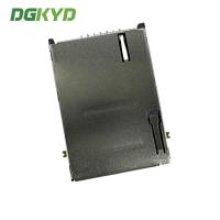 China SIM Card Holder 6P+1P with Pillar Right Switch -40°C to +85°C Temperature Range 5000 Insertion Cycles for sale