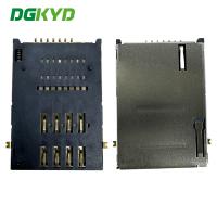 China SIM Card Holder 6P+1P with Pillar Right Switch -40°C to +85°C Temperature Range 5000 Insertion Cycles for sale