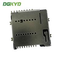 China TF Card Holder PUSH4.0/7.0 1.50H 16P UHS-II MicroSD Connector with 5000 Mating Cycles for sale