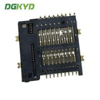 China TF Card Holder PUSH4.0/7.0 1.50H 16P UHS-II MicroSD Connector with 5000 Mating Cycles for sale