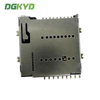 China TF Card Holder PUSH4.0/7.0 1.50H 16P UHS-II MicroSD Connector with 5000 Mating Cycles for sale