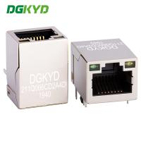 China TAB-UP Gigabit Connector RJ45 Network Socket Ethernet Interface DGKYD211Q066CD2A4D for sale