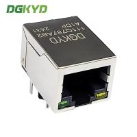 China 1000/BASE RJ45 Connector Single Port Network Interface POE Connector With Filter DGKYD111Q787AB2A1DP for sale