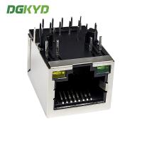 China 1000/BASE RJ45 Connector Single Port Network Interface POE Connector With Filter DGKYD111Q787AB2A1DP for sale