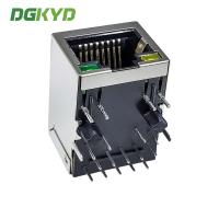 China 1000/BASE RJ45 Connector Single Port Network Interface POE Connector With Filter DGKYD111Q787AB2A1DP for sale