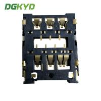 China NANO-SIM Card Holder with Internal Welding 1.40H, 5000 Insertion Cycles, -40°C to +85°C Temperature Range for sale