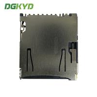 China TF Card Holder PUSH/PUSH 1.68H 9-Pin Connector with 5000 Insertion Cycles and -25°C to 85°C Temperature Range for sale