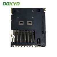 China TF Card Holder PUSH/PUSH 1.68H 9-Pin Connector with 5000 Insertion Cycles and -25°C to 85°C Temperature Range for sale