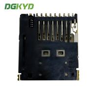 China TF Card Holder PUSH/PUSH 1.68H 9-Pin Connector with 5000 Insertion Cycles and -25°C to 85°C Temperature Range for sale