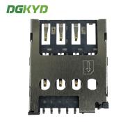 China MICRO SIM Card Slot Drawer Style 1.45mm Height 8-Pin Interface with 5000 Insertion Cycles for sale