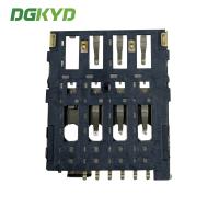 China MICRO SIM Card Slot Drawer Style 1.45mm Height 8-Pin Interface with 5000 Insertion Cycles for sale