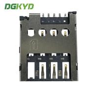 China MICRO SIM Card Slot Drawer Style 1.45mm Height 8-Pin Interface with 5000 Insertion Cycles for sale