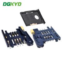 China SIM 3.0H Card Tray with Push Mechanism and Card Cover - 5000 Insertion Cycles, -45°C to +85°C Temperature Range for sale