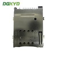 China SIM Card Holder PUSH 8P+1P Pillarless Design with 5000 Insertion Cycles and -40°C to +85°C Temperature Range for sale