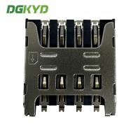 China Micro SIM Card Holder Drawer Style 1.5H 8-Pin Connector with 5000 Mating Cycles and -40°C to +85°C Temperature Range for sale