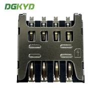 China Micro SIM Card Holder Drawer Style 1.5H 8-Pin Connector with 5000 Mating Cycles and -40°C to +85°C Temperature Range for sale