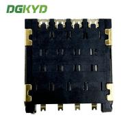 China Micro SIM Card Holder Drawer Style 1.5H 8-Pin Connector with 5000 Mating Cycles and -40°C to +85°C Temperature Range for sale