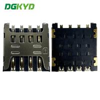 China Micro SIM Card Holder Drawer Style 1.5H 8-Pin Connector with 5000 Mating Cycles and -40°C to +85°C Temperature Range for sale