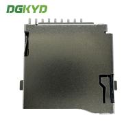 China TF Card Holder PUSH Sinking Board 0.9 Dual-Purpose Telephone SIM Connector with 5000 Insertion Cycles for sale