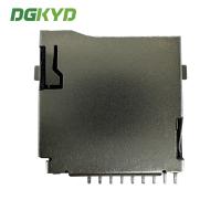 China TF Card Holder PUSH Sinking Board 0.9 Dual-Purpose Telephone SIM Connector with 5000 Insertion Cycles for sale