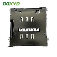China Micro SIM Card Holder No Push 1.50H 6Pin Telephone Card Connector DGKYD for sale
