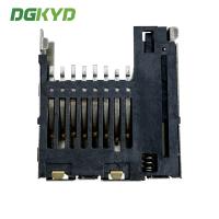 China TF Card Holder Internal Welding Normally Closed PUSH H1.8 8Pin DGKYDTF18H8A6A2Y3WSN286 for sale