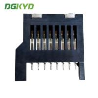 China T-FLASH Simple All Plastic TF Card Holder 8Pin 1.9H Telephone Card Connector for sale