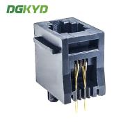 China RJ11 Jack With Ear Interface Connector, Ethernet Socket, G/Fu Socket DGKYD5222E1144IWA1DY1 for sale